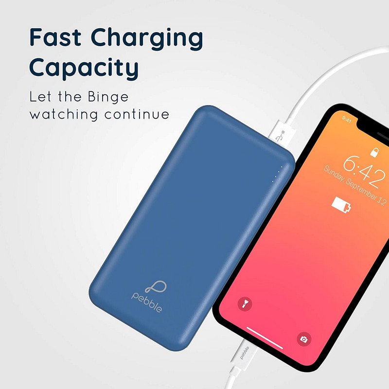 Volt+ Power Bank 10000mAh-Pebble - Red Square