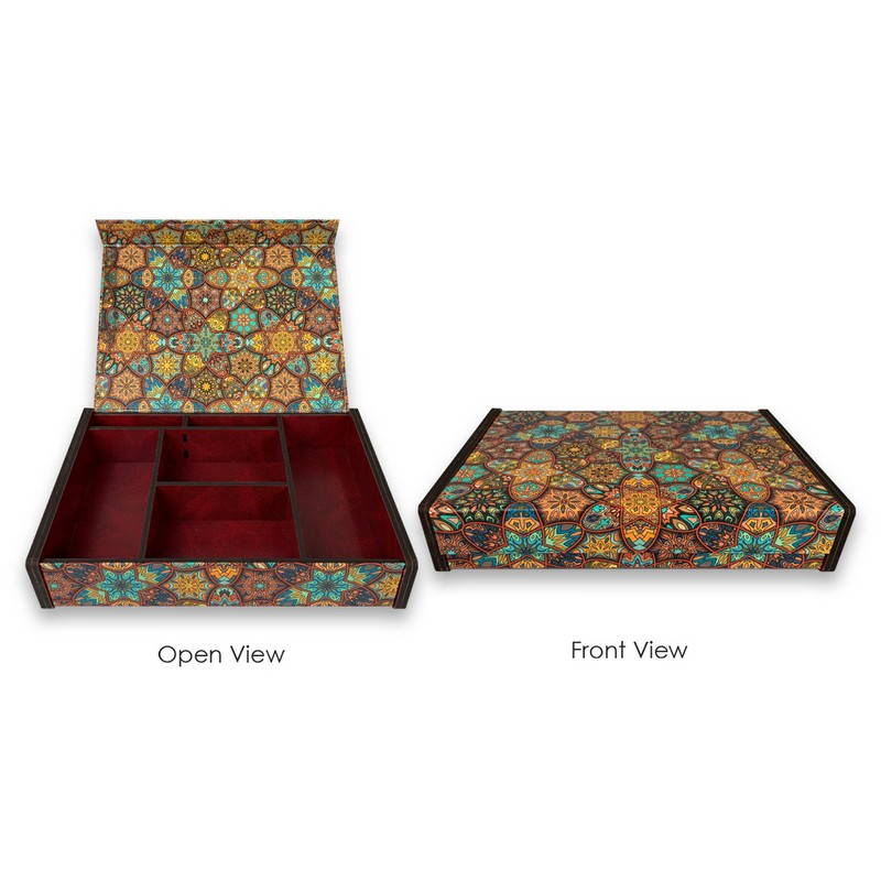 Stationery Box - Red Square